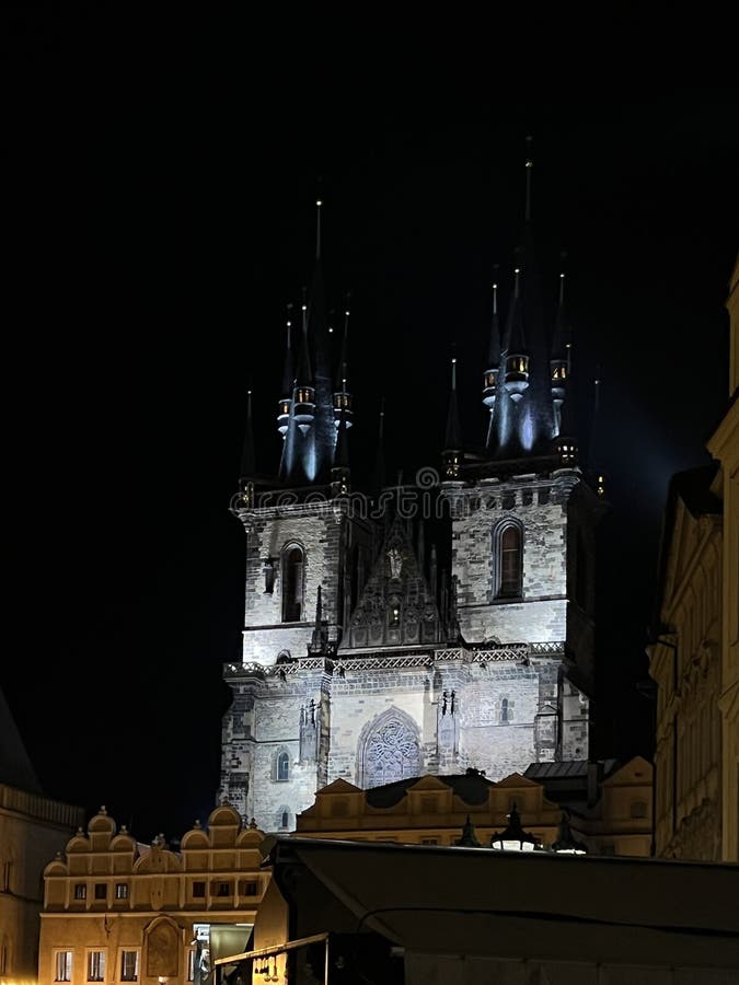 Church of Our Lady on Staromestska Square Prague Czech Republic Stock ...