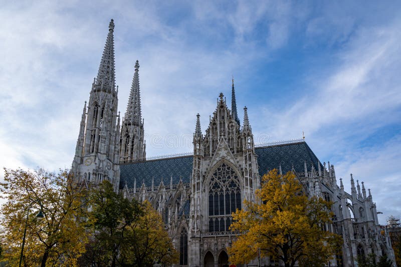 A Gothic Church in Vienna Austria Stock Photo - Image of tourism ...