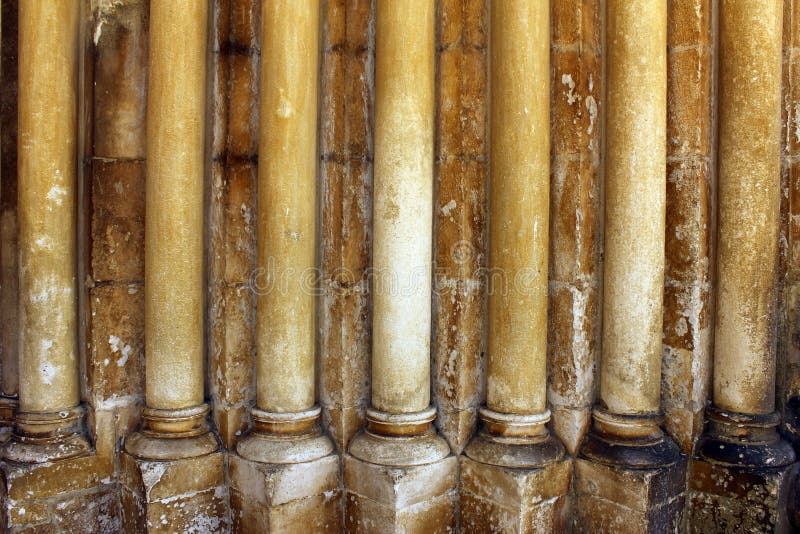 Gothic columns stock image. Image of antiquities, classic - 27672583