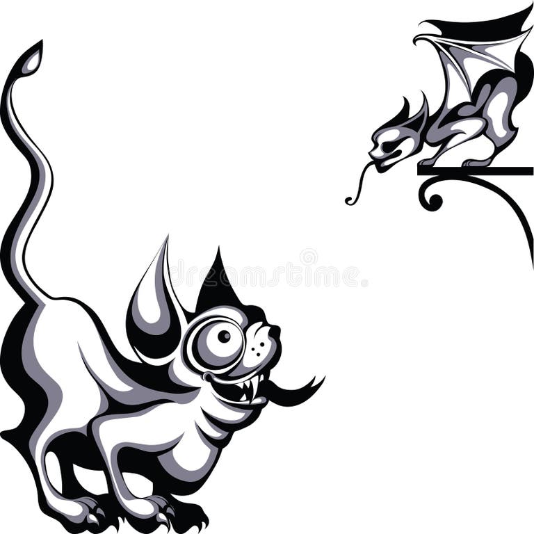 Gothic Frame Demon Stock Illustrations – 304 Gothic Frame Demon Stock ...