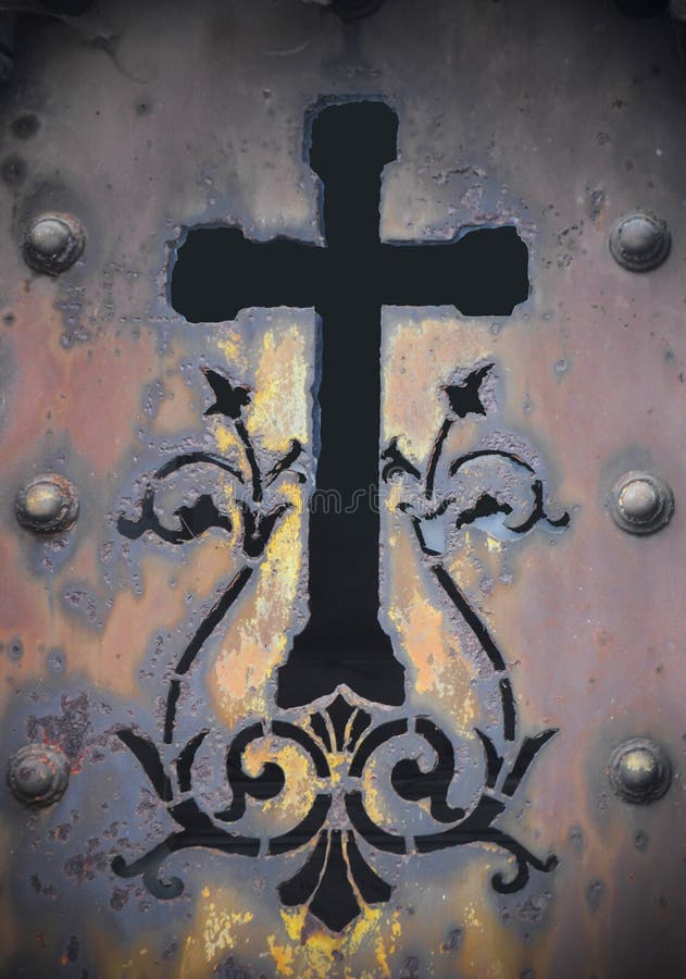 Gothic cross stock photo. Image of ancient, cutout, aged - 18645722