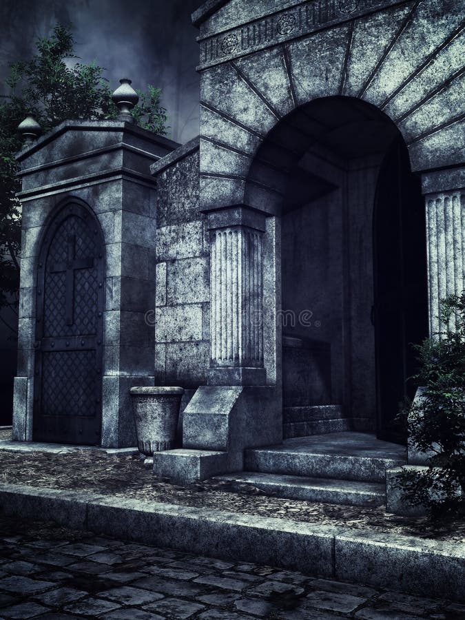 Dark Gothic Cemetery