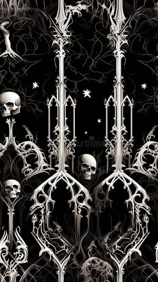 Gothic Dark Pattern with the Addition of Ominous and Surreal Mutations ...