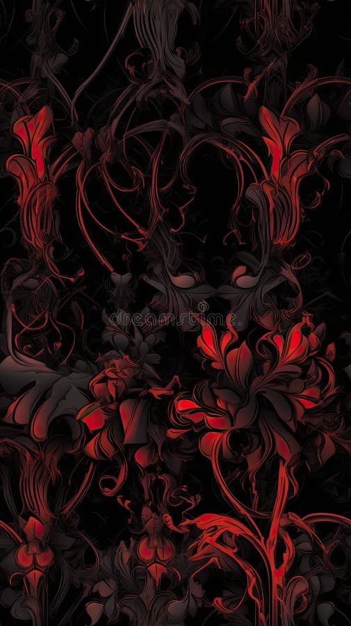 Gothic Dark Pattern with the Addition of Ominous and Surreal Mutations ...