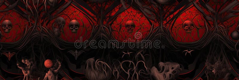 Gothic Dark Pattern with the Addition of Ominous and Surreal Mutations ...