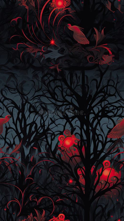 Gothic Dark Pattern with the Addition of Ominous and Surreal Mutations ...