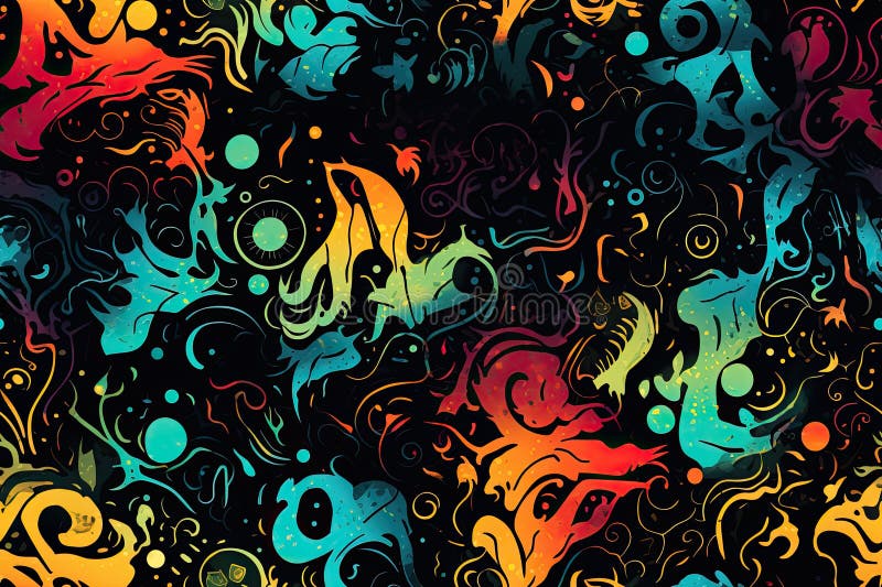 Gothic Dark Pattern with the Addition of Ominous and Surreal Mutations ...