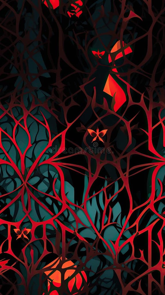 Gothic Dark Pattern with the Addition of Ominous and Surreal Mutations ...