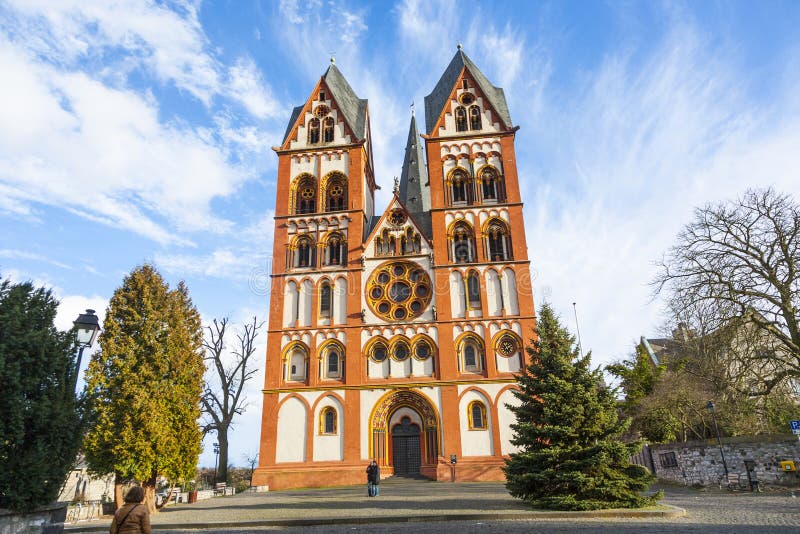 Gothic Dome in Limburg, Germany Editorial Stock Photo - Image of blue ...