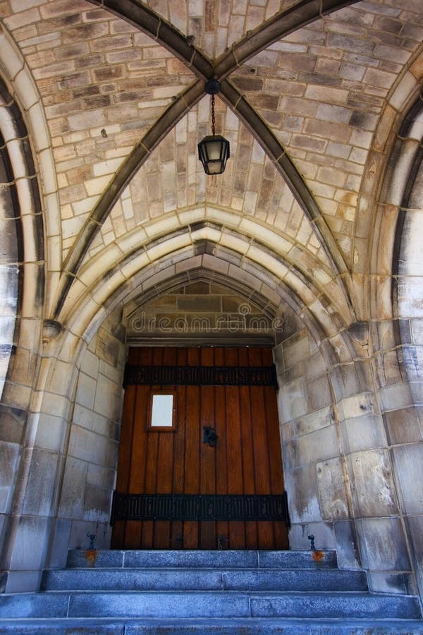 Gothic Doorway stock image. Image of entryway, entry, wood - 992213