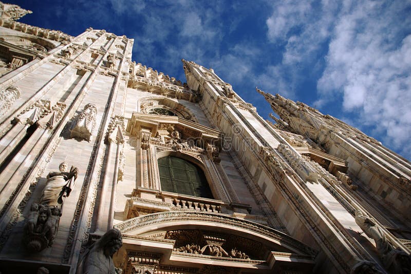 544 Gothic Window Facade Milan Cathedral Stock Photos - Free & Royalty ...