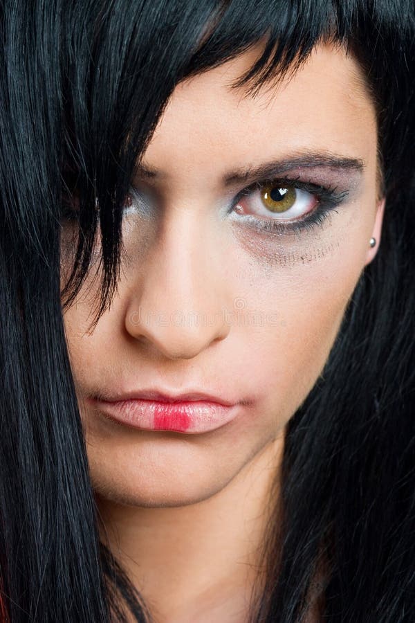 Gothic girl with a sword stock image. Image of mystic - 11761099