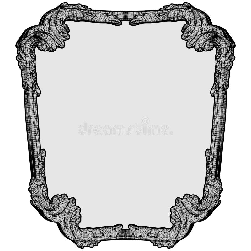 Gothic frame stock vector. Illustration of decoration - 8099917