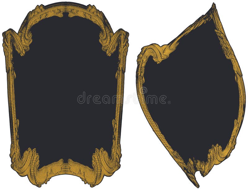 Gothic Frame with Tree Branches Stock Vector - Illustration of concept ...