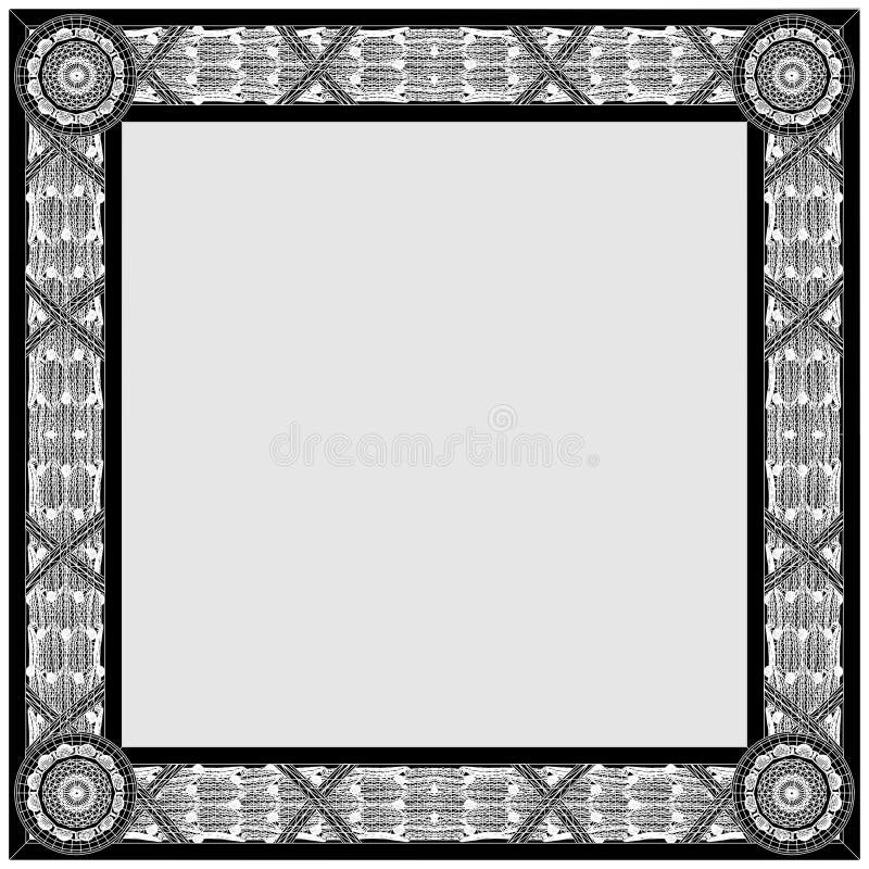 Gothic Frame Vector. Illustration Isolated on White Background Stock ...