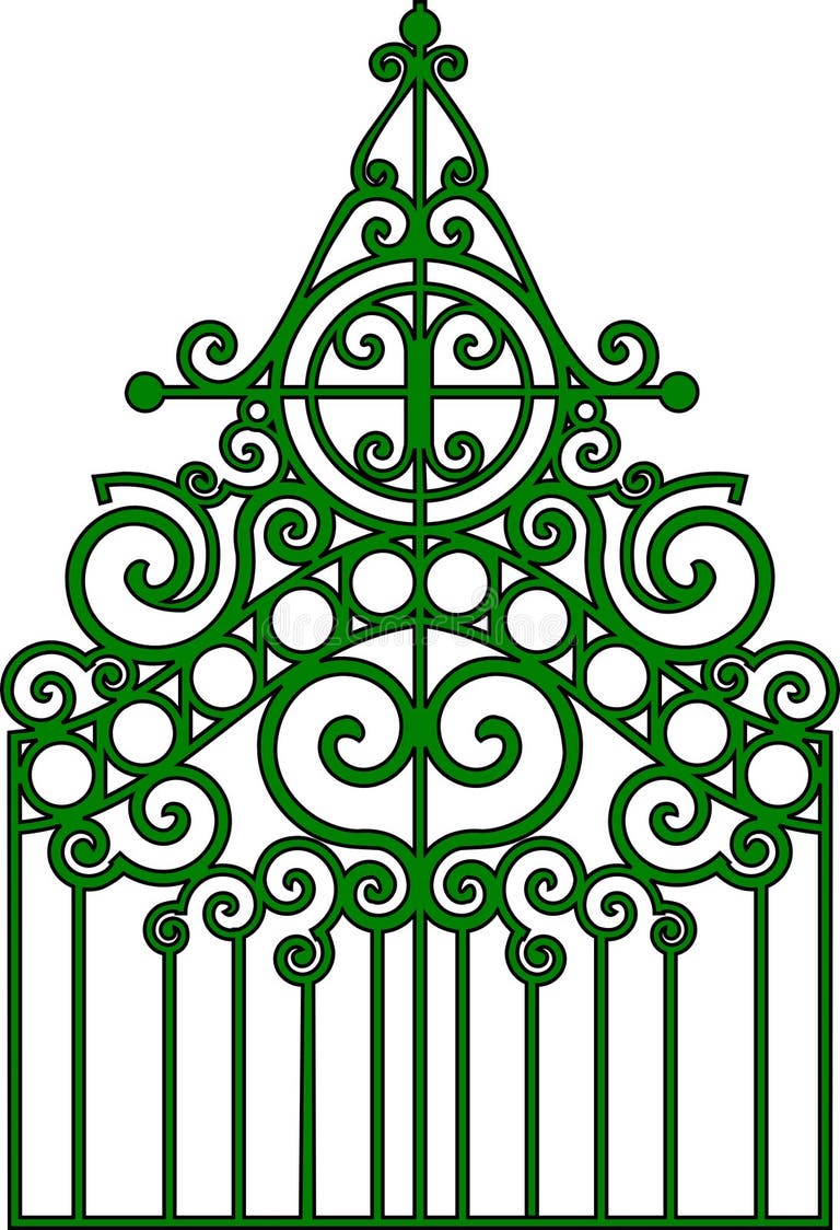 Gates Gothic Iron Stock Illustrations – 81 Gates Gothic Iron Stock ...
