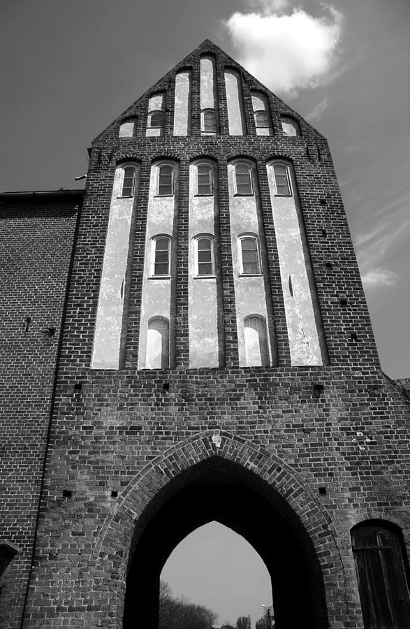 Gothic gateway stock photo. Image of black, fortifications - 37900854