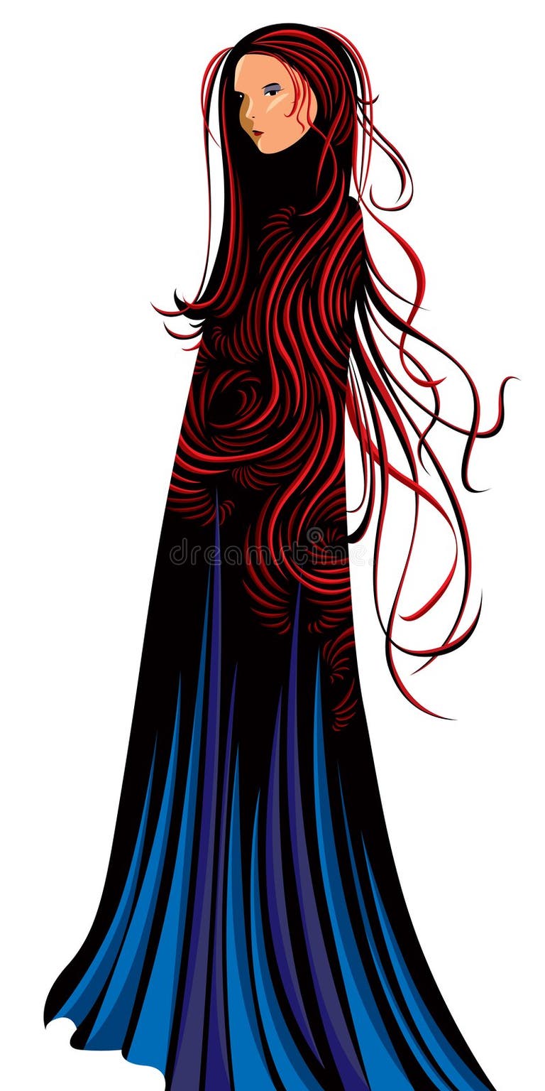 Dark Fantasy Gothic Girl Stock Illustrations – 2,351 Dark Fantasy ...