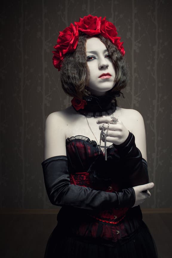 Gothic girl stock photo. Image of despair, loneliness - 28391418