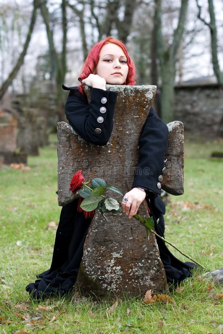 128 Goth Girl Cemetery Stock Photos - Free & Royalty-Free Stock Photos ...