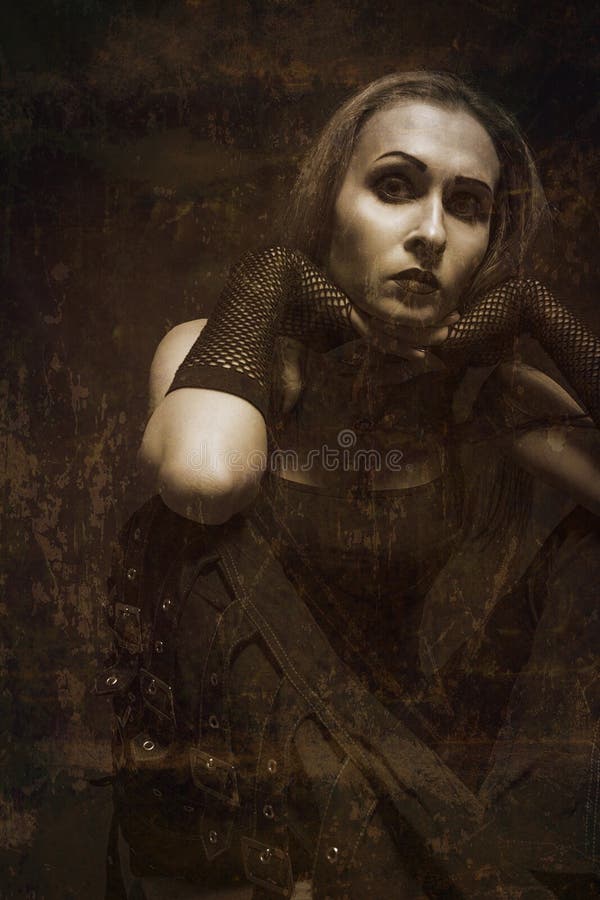 In Bed with the Devil stock image. Image of lovely, halloween - 32612995