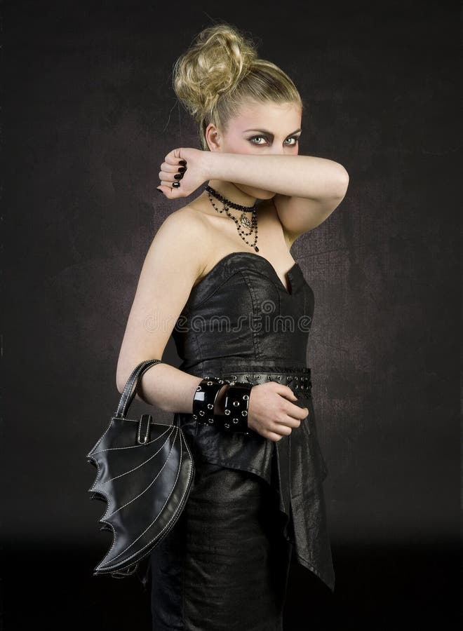 Gothic girl vampire stock photo. Image of nocturnal, pearce - 10131650