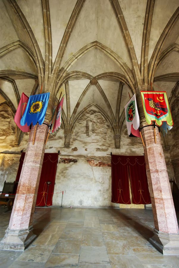 Gothic hall stock photo. Image of columns, enchanting - 10217370