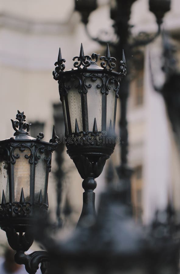 Gothic Lanterns stock image. Image of gothic, gallery - 86368963