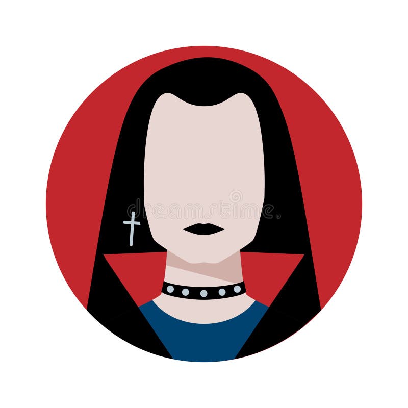 Goth Avatar Stock Illustrations – 160 Goth Avatar Stock Illustrations ...