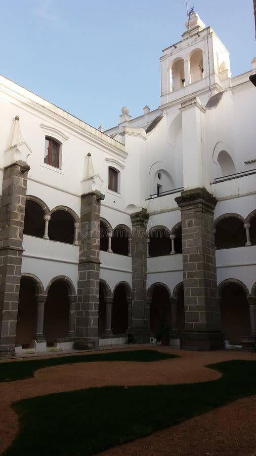 Monastery yard stock image. Image of design, passage - 103857473