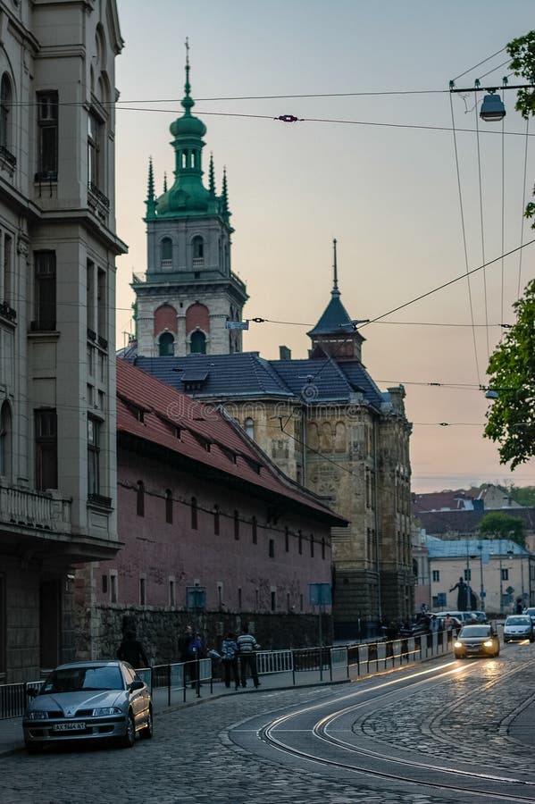 Gothic Old Town Architecture Building Editorial Stock Image - Image of ...