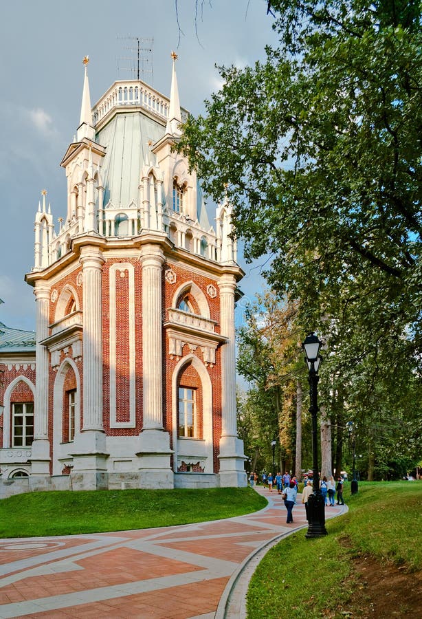 Gothic park in Russia stock photo. Image of history, architecture ...