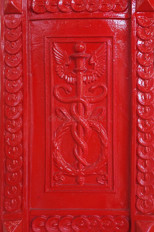 Gothic pattern in red stock image. Image of deco, decor - 63865815