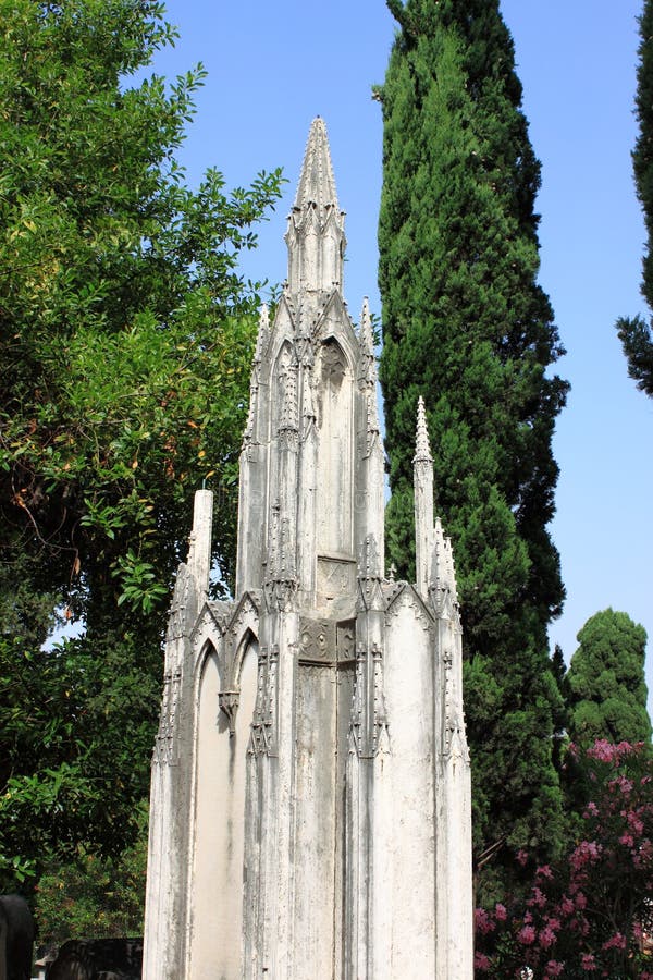Gothic Pinnacle, Cathedral Toledo in Spain Stock Image - Image of blue ...