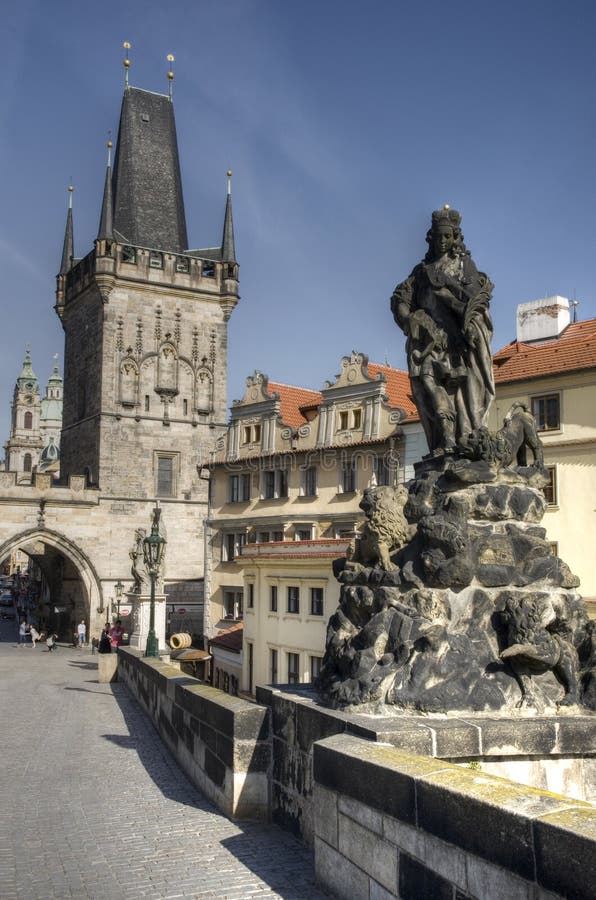 Gothic Prague stock image. Image of historical, charles - 41593647