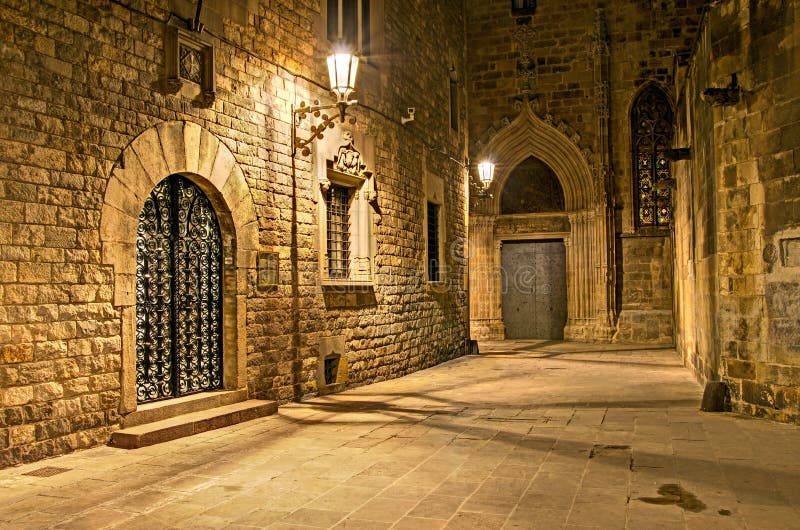 Gothic Quarter, Barcelona, Spain Stock Photo - Image of barri, quarter ...