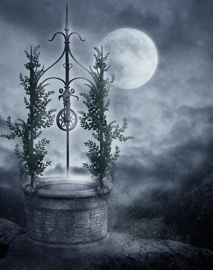 Gothic scenery 74 stock illustration. Illustration of backdrops - 9372110