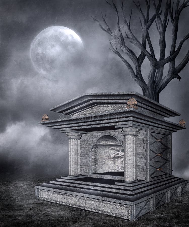 Gothic scenery 88 stock illustration. Illustration of gothic - 9661595