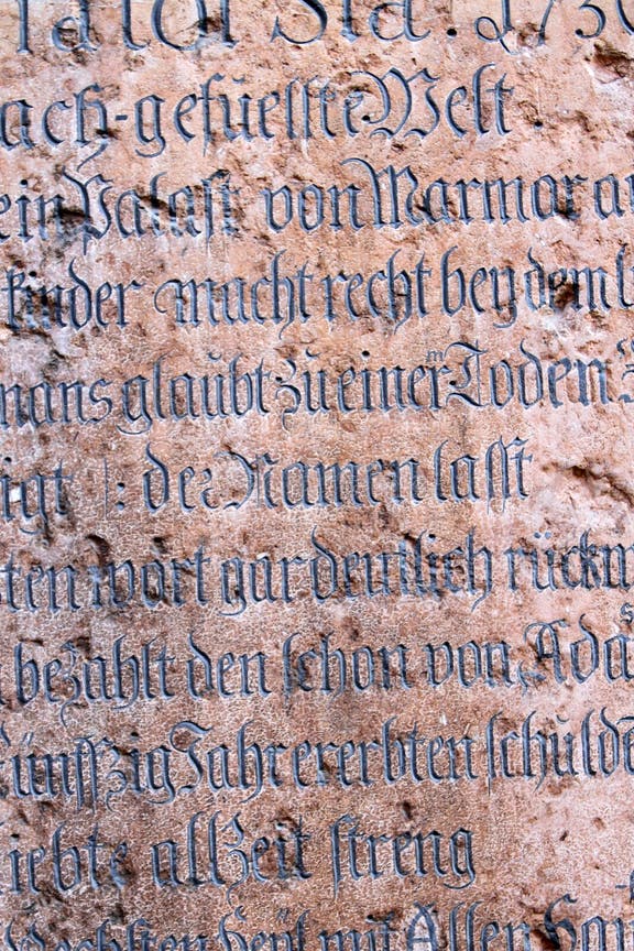 Gothic script stock image. Image of eternity, munich - 22233833