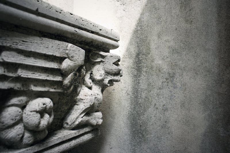 Gothic statue stock photo. Image of grungy, architectural - 25597942