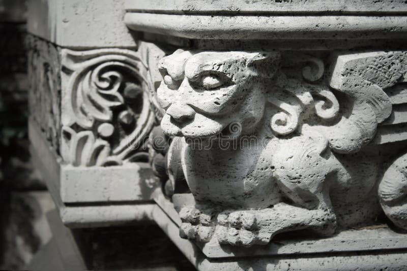 Gothic statue stock photo. Image of sculpture, goth, animal - 25597948