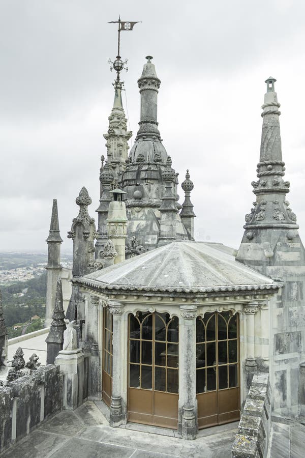 Gothic stone castle stock image. Image of lisboa, quinta - 42351967