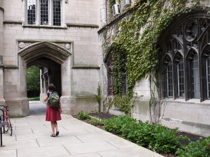 Gothic Style Building, University of Chicago Editorial Stock Photo ...