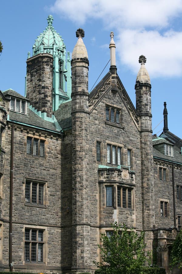 Gothic Style College Building Stock Image - Image: 10679193