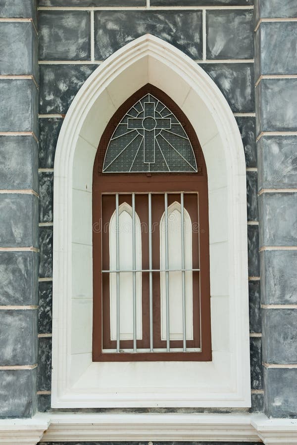 Gothic style window. stock image. Image of close, handicraft - 8273441