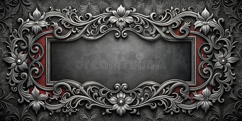 Gothic Text Frames Dramatic Backgrounds for Print Web Design Vintage ...