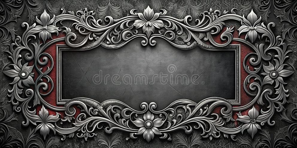 Gothic Text Frames Dramatic Backgrounds for Print Web Design Vintage ...