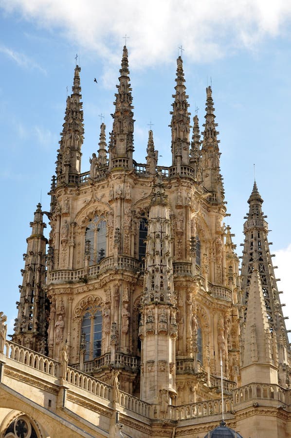 Gothic Tower stock image. Image of transept, gothic, spain - 27563339