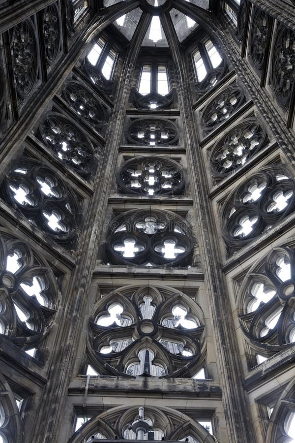 Gothic tower decoration stock photo. Image of stone, ornament - 6933990