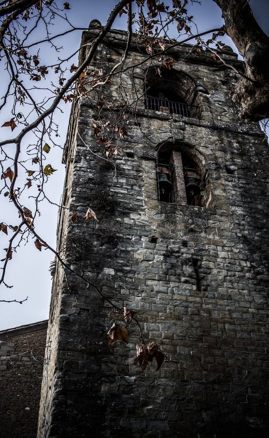 Gothic tower stock image. Image of architecture, autumn - 84589197